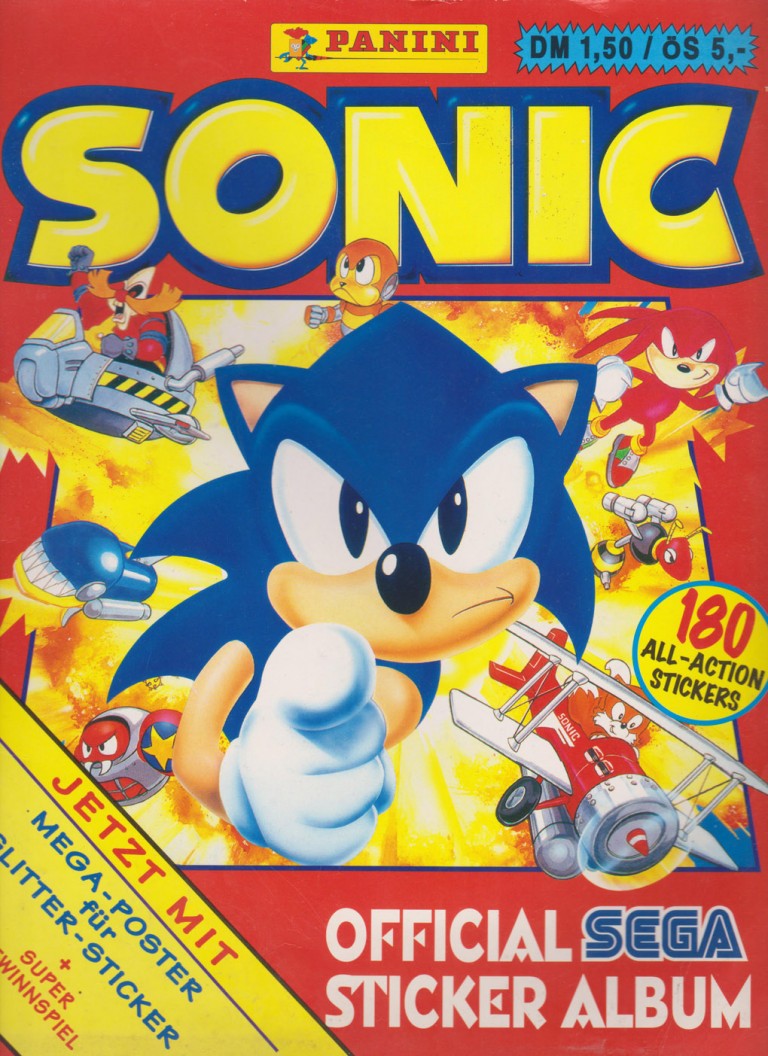 Sonic Official SEGA Sticker Album « SEGADriven