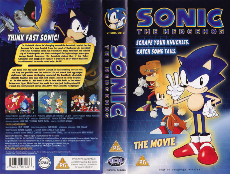 Sonic the Hedgehog: The Movie (OVA) « SEGADriven