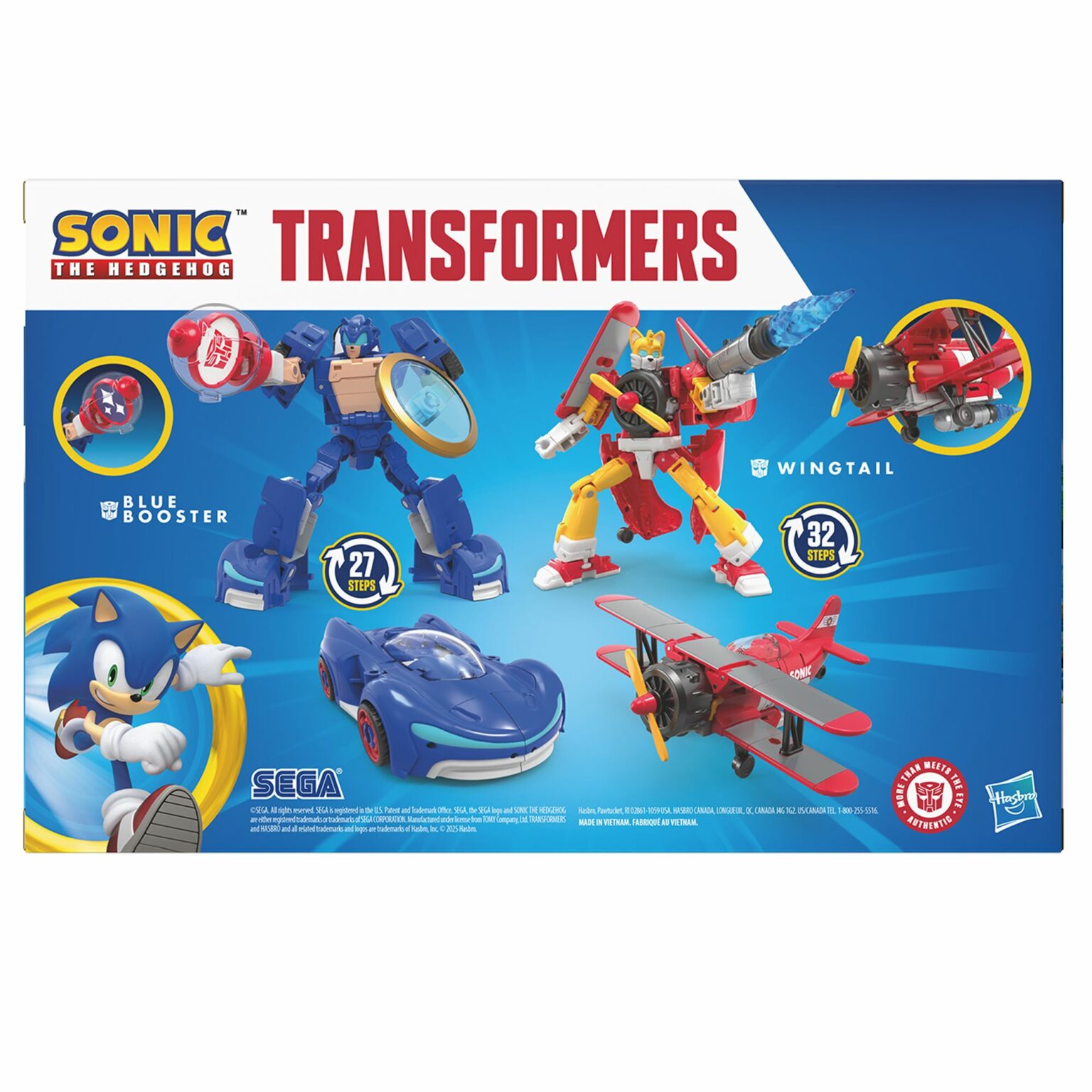 Transformers Collaborative: “Sonic the Hedgehog x Transformers” Figures ...
